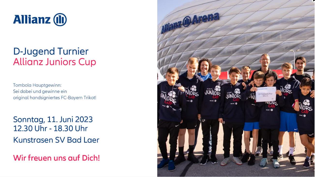D-Jugend Turnier Allianz Juniors Cup – SV Bad Laer e.V.